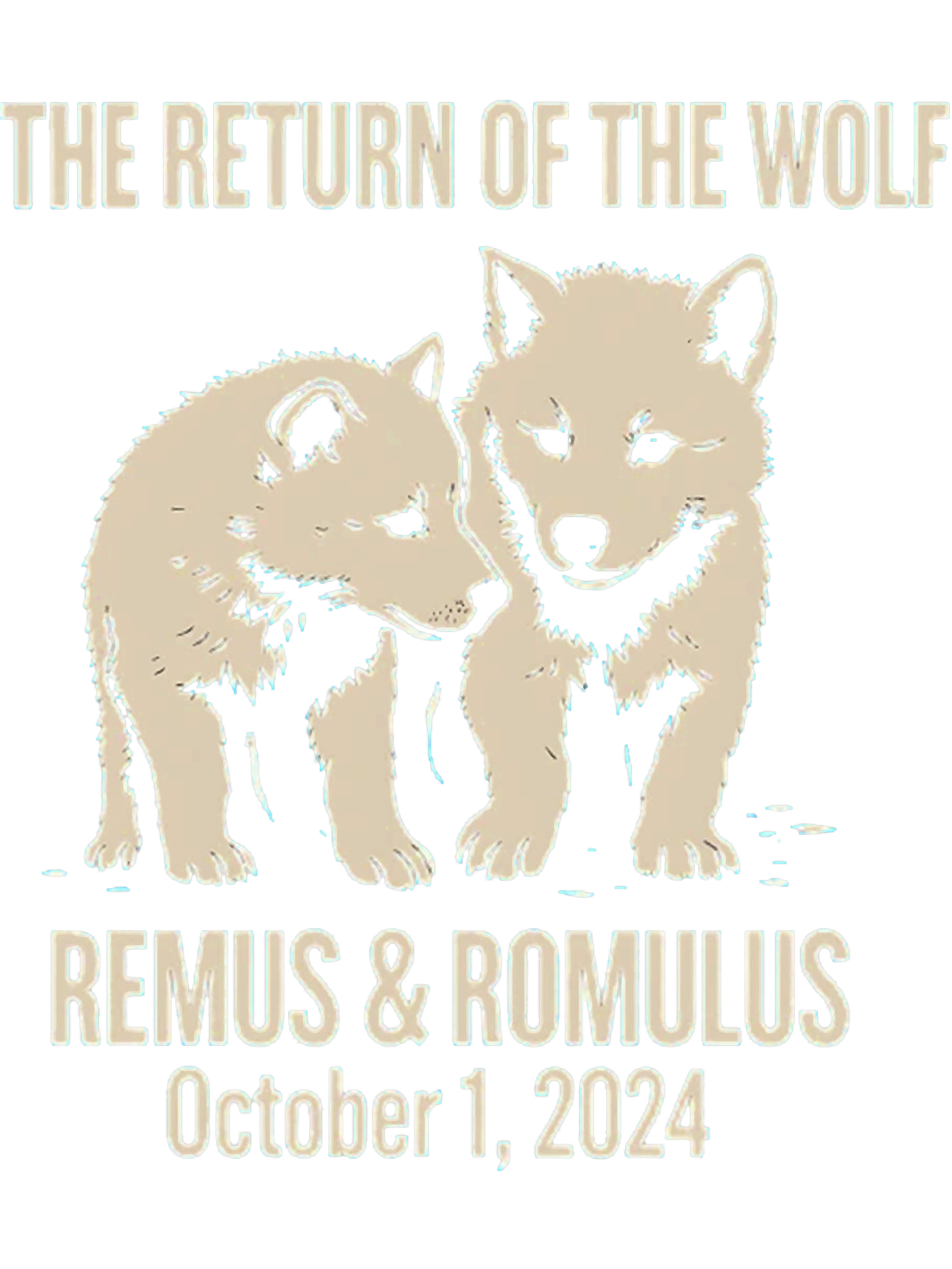 The Return of the Dire Wolf – Remus & Romulus Silhouette Design - Up ...