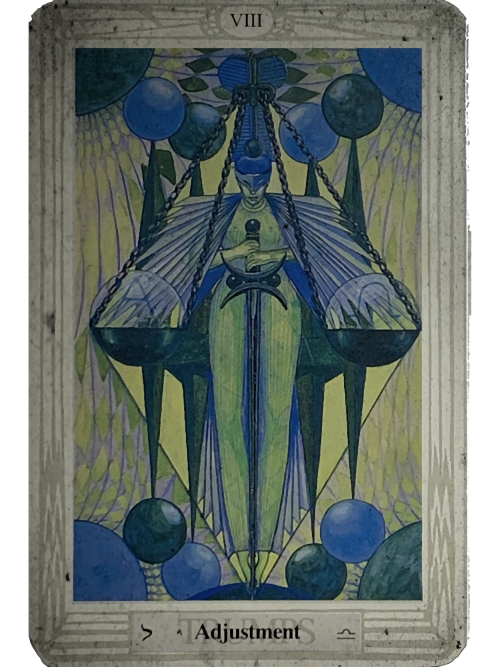 Thoth Tarot VIII Adjustment + Distressed - Up Ảnh Nhanh Miễn Phí
